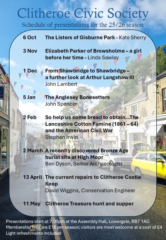 Clitheroe Civic Society - Welcome